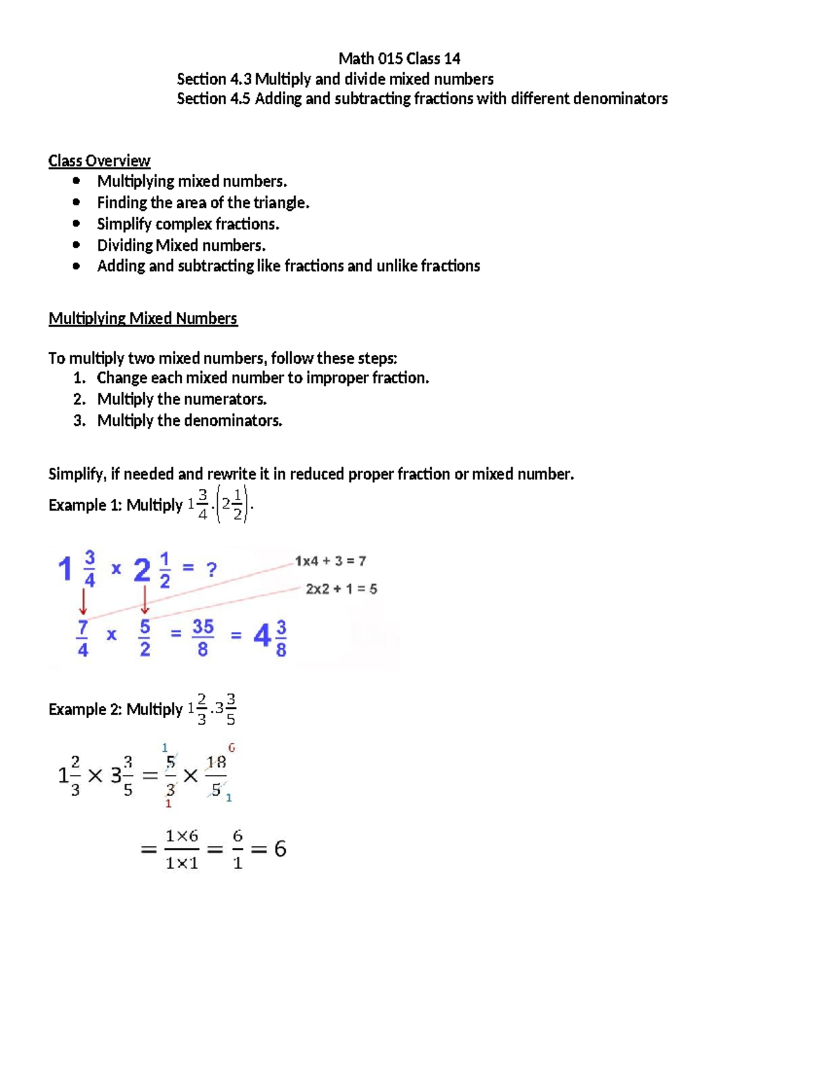 Math 015 Class 14 edited-1-1 - Tagged - Math 015 Class 14 Section 4 ...