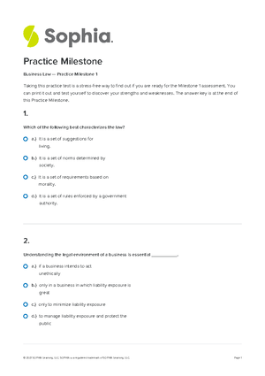 Final milestone - nothing - 1 CONCEPT → Management Process and ...