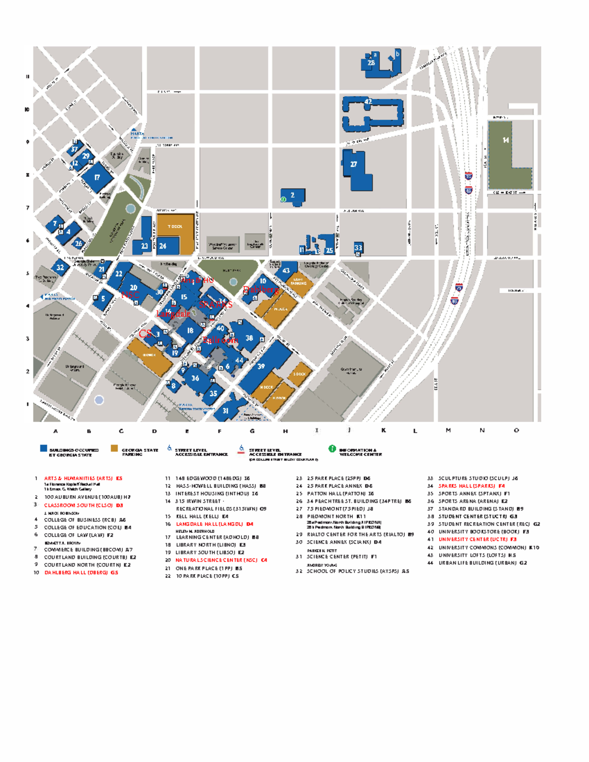 Mappp - fefwgwe3re3 - 1 2 4 5 6 8 9 10 A B BY GEORGIA STATEBUILDINGS ...