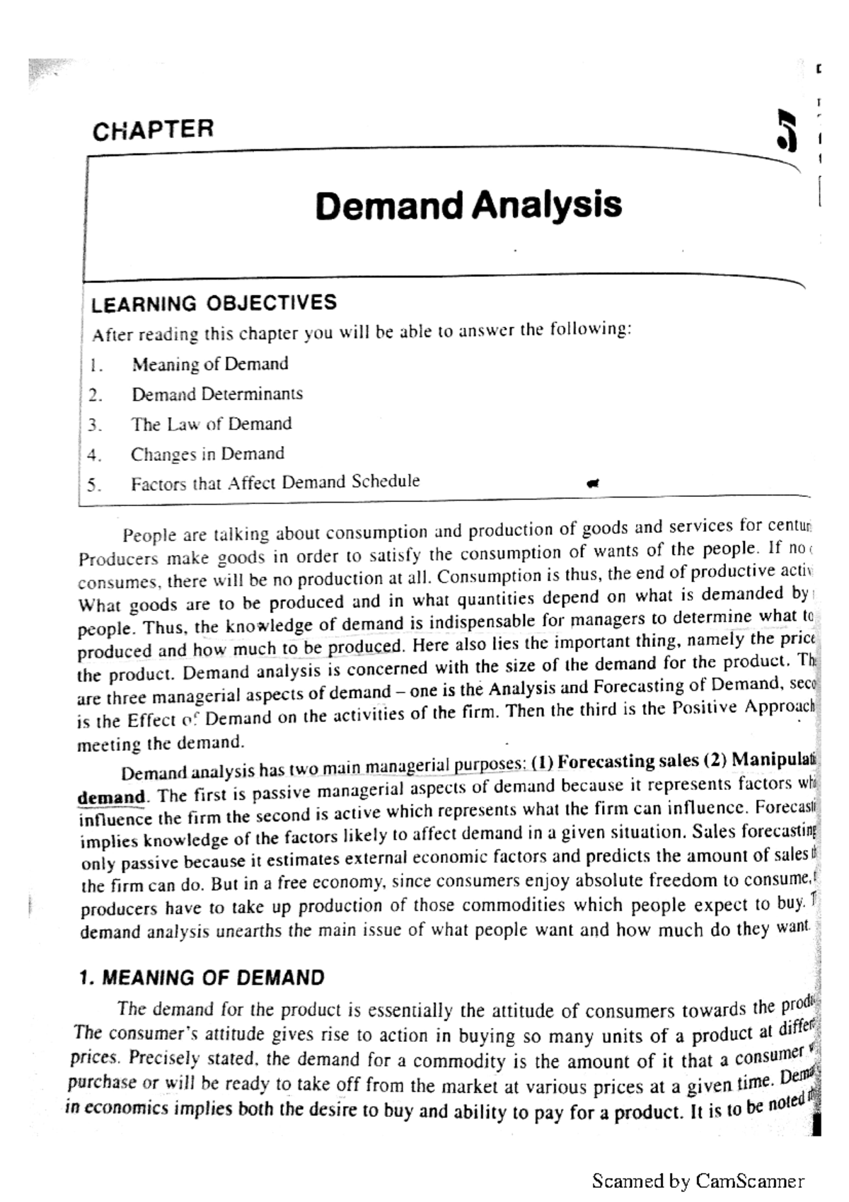 Demand analysis and demand forecasting - BA LLB constitutional law ...