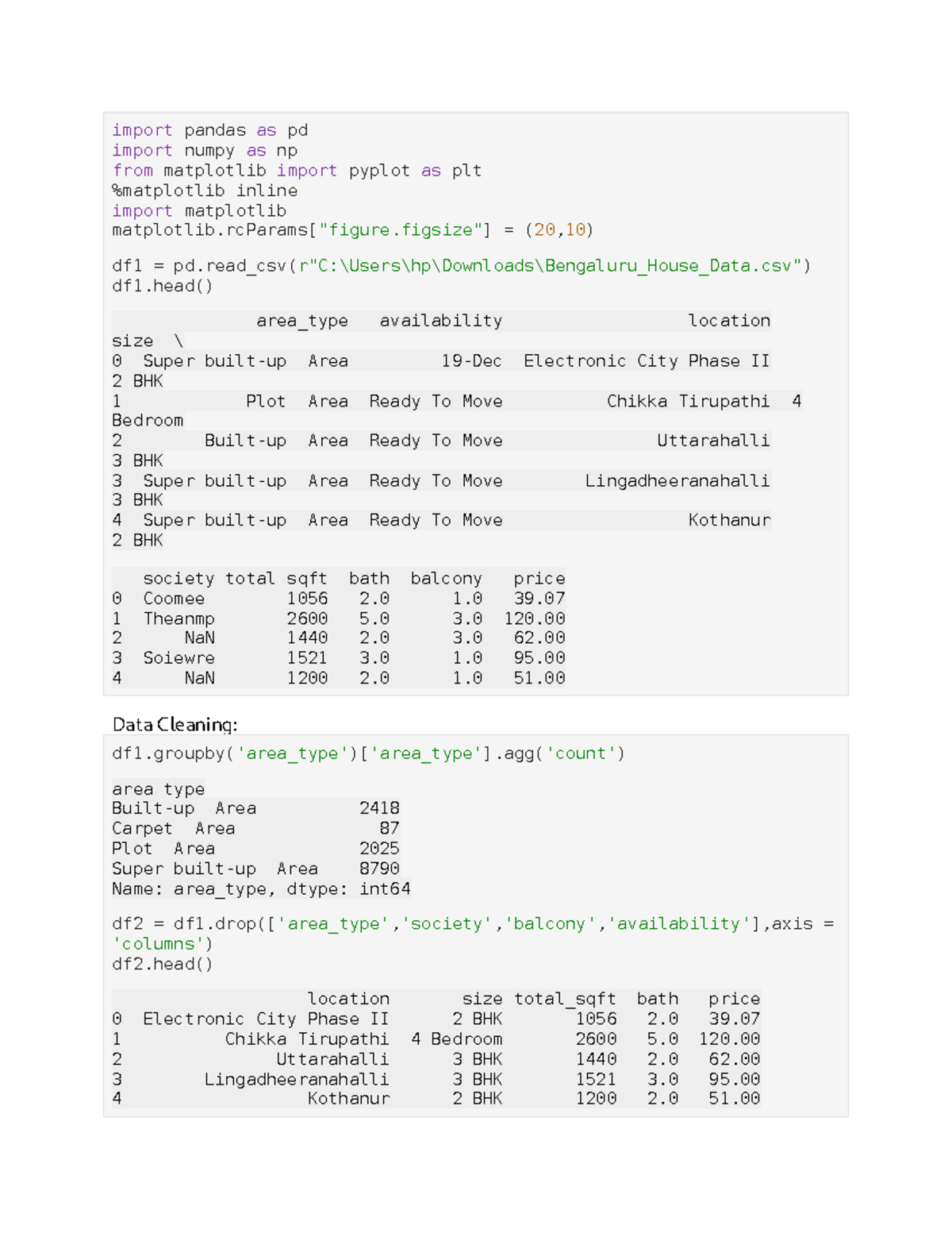Vertopal.com Real Estate Price Prediction - import pandas as pd import numpy as np from ...