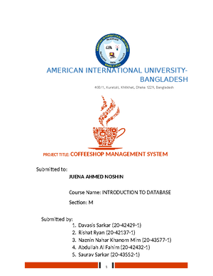 AIUB Lab Cover Sheet - N/A.. - AMERICAN INTERNATIONAL UNIVERSITY ...