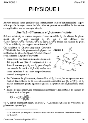 Cnc 2002-physique-1-corrige - Corrig ́e de l’ ́epreuve CNC physique I MP session 2002 par AIT ...