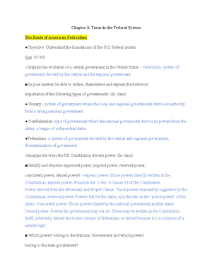 Govt2305 - micheal hickey - Course Syllabus GOVT 2305 – FEDERAL ...