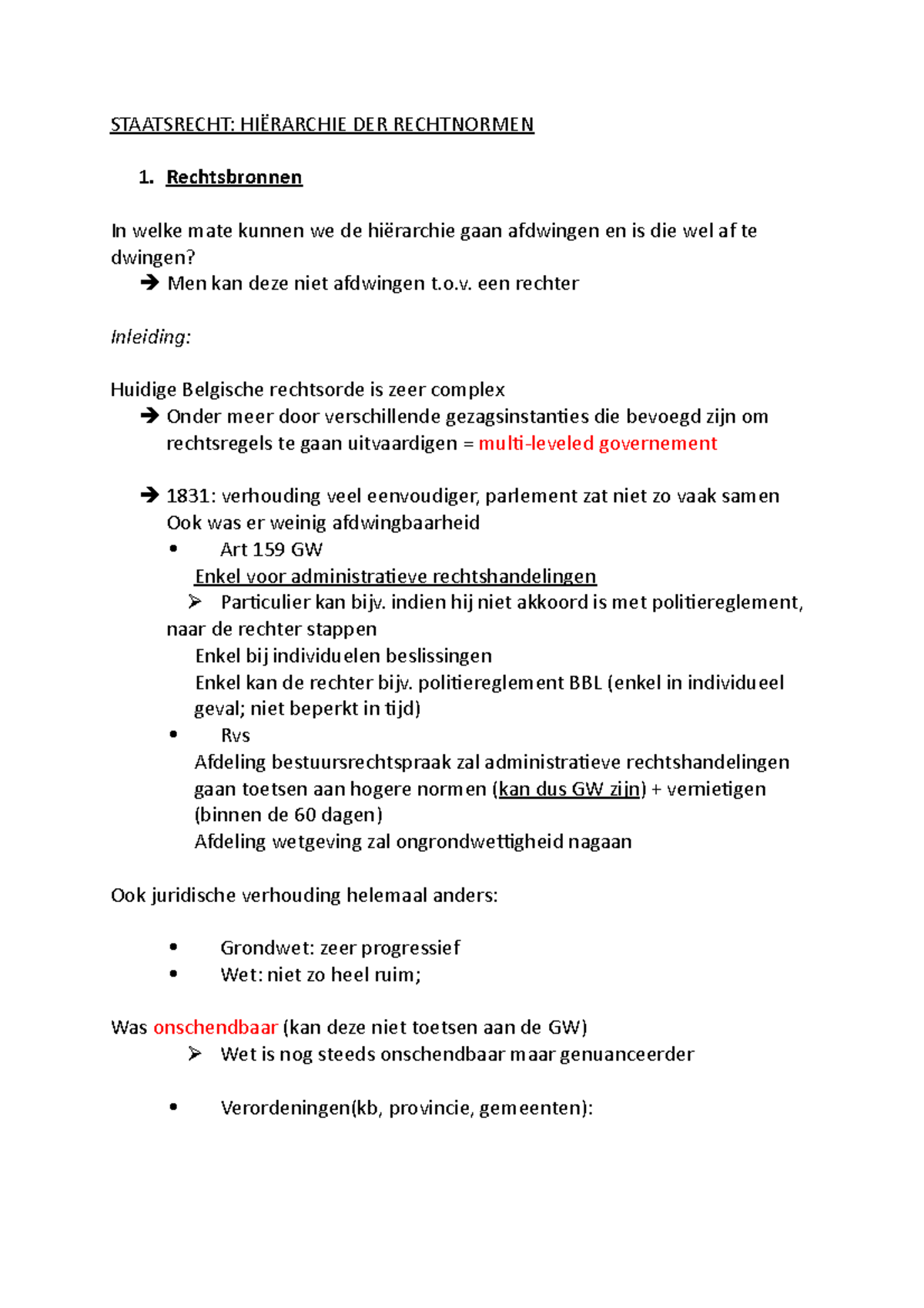 Staatsrecht hierarchie der rechtsnormen - STAATSRECHT: DER RECHTNORMEN ...