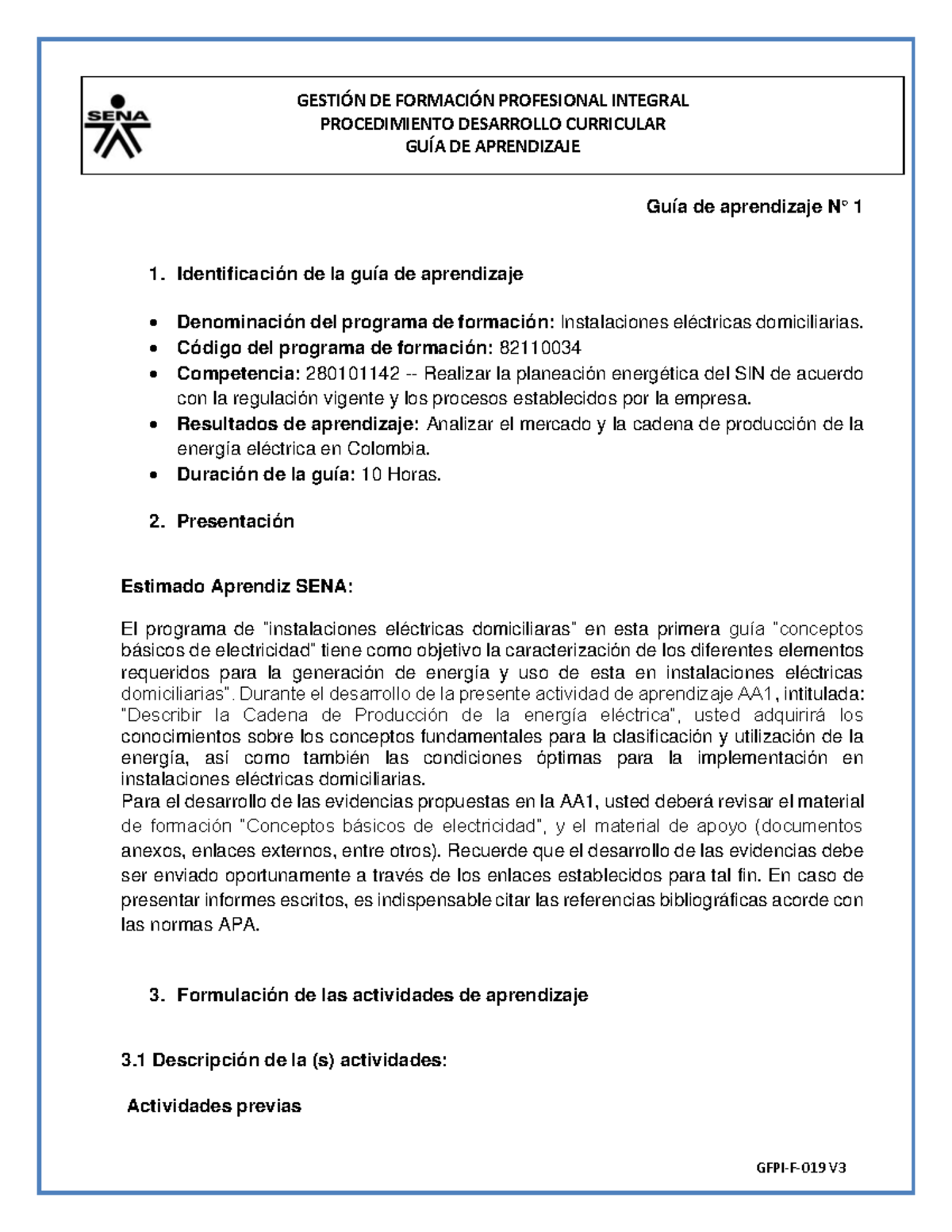 2017 guia aprendizaje 1 - GESTI”N DE FORMACI”N PROFESIONAL INTEGRAL PROCEDIMIENTO DESARROLLO ...
