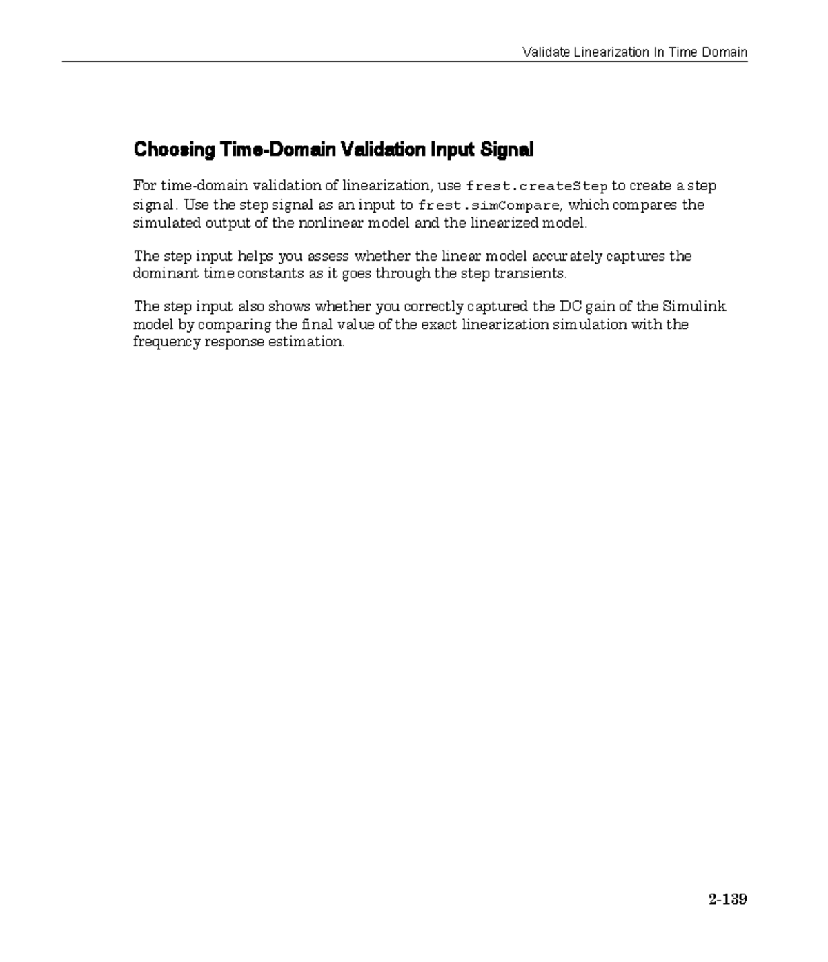Simulink Control Design 28 Choosing Time Domain Validation Input Signal For Time Domain