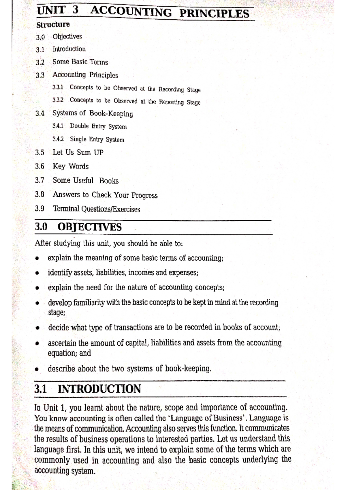 BCOC-131 Block-1 unit-3 - Financial Accounting - Studocu