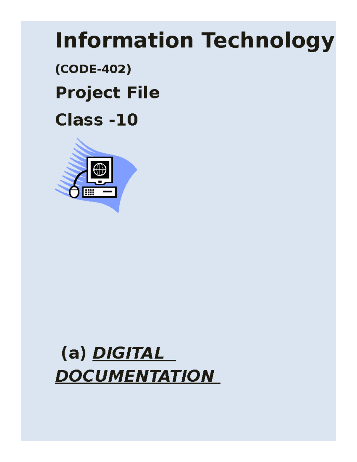 Minshu Computer Practical 2021-2022 - Information Technology (CODE-402 ...