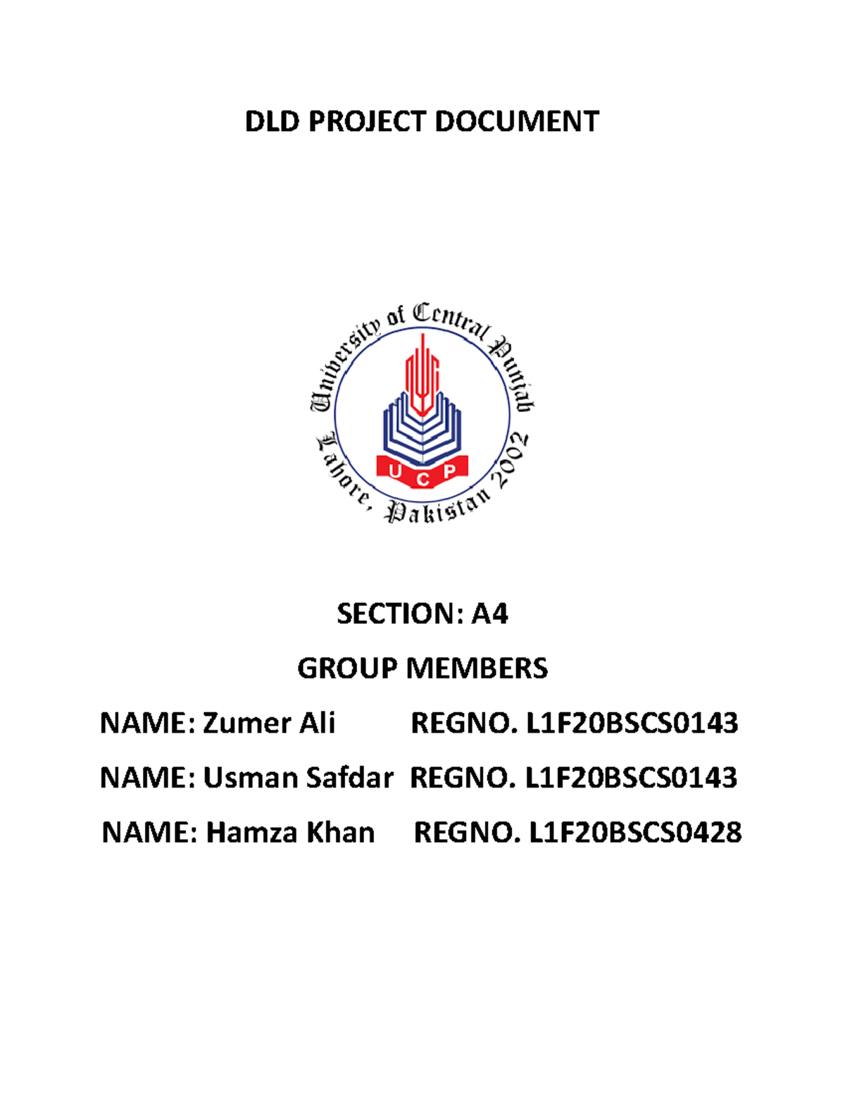 Dldprojectdocument - A project description of dld - DLD PROJECT ...