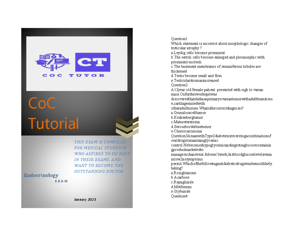 Endocr@coctutorial - gfrouylhebvwnjr;lkvs - CoC Tutorial Endocrinology ...