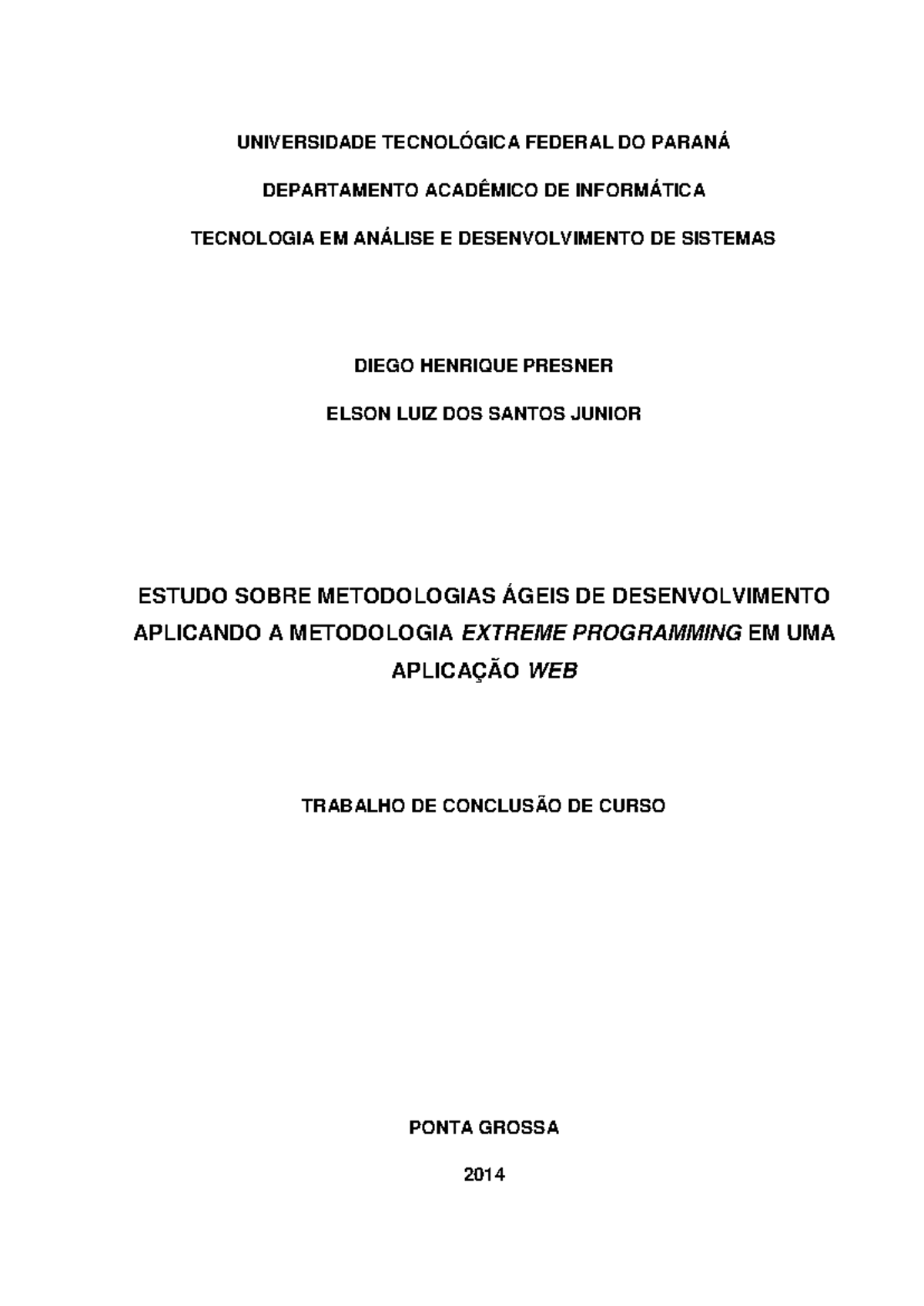PG Coads 2014 1 06 - gfdsa - UNIVERSIDADE TECNOLÓGICA FEDERAL DO PARANÁ ...