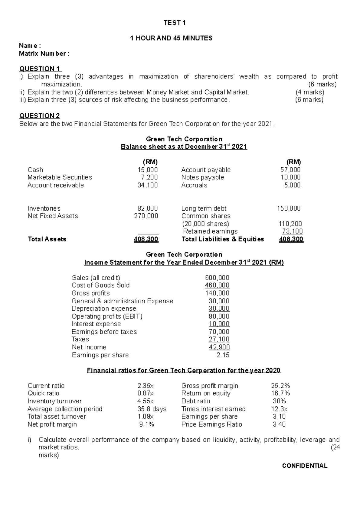 test-finance-430-test-1-1-hour-and-45-minutes-name-matrix-number