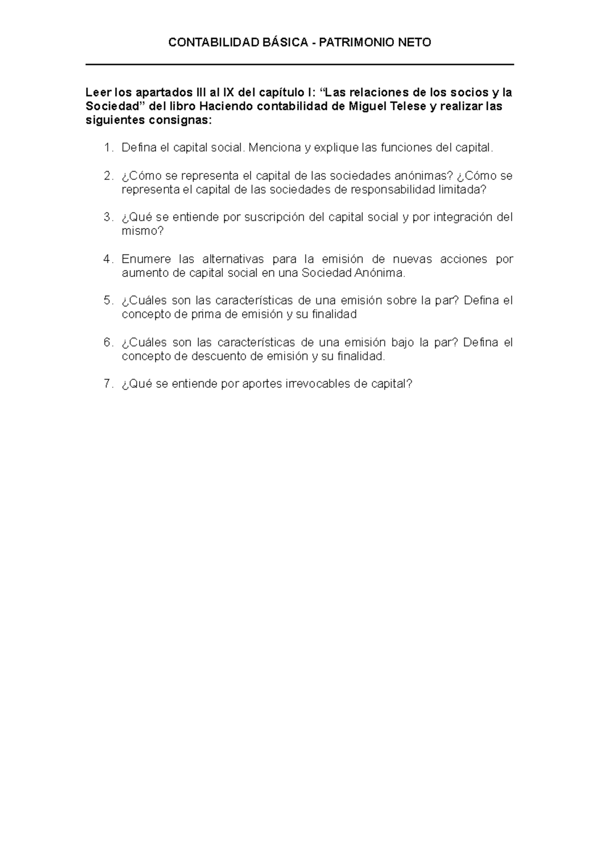 Guia de estudio PN - kjbk - CONTABILIDAD BÁSICA - PATRIMONIO NETO Leer ...