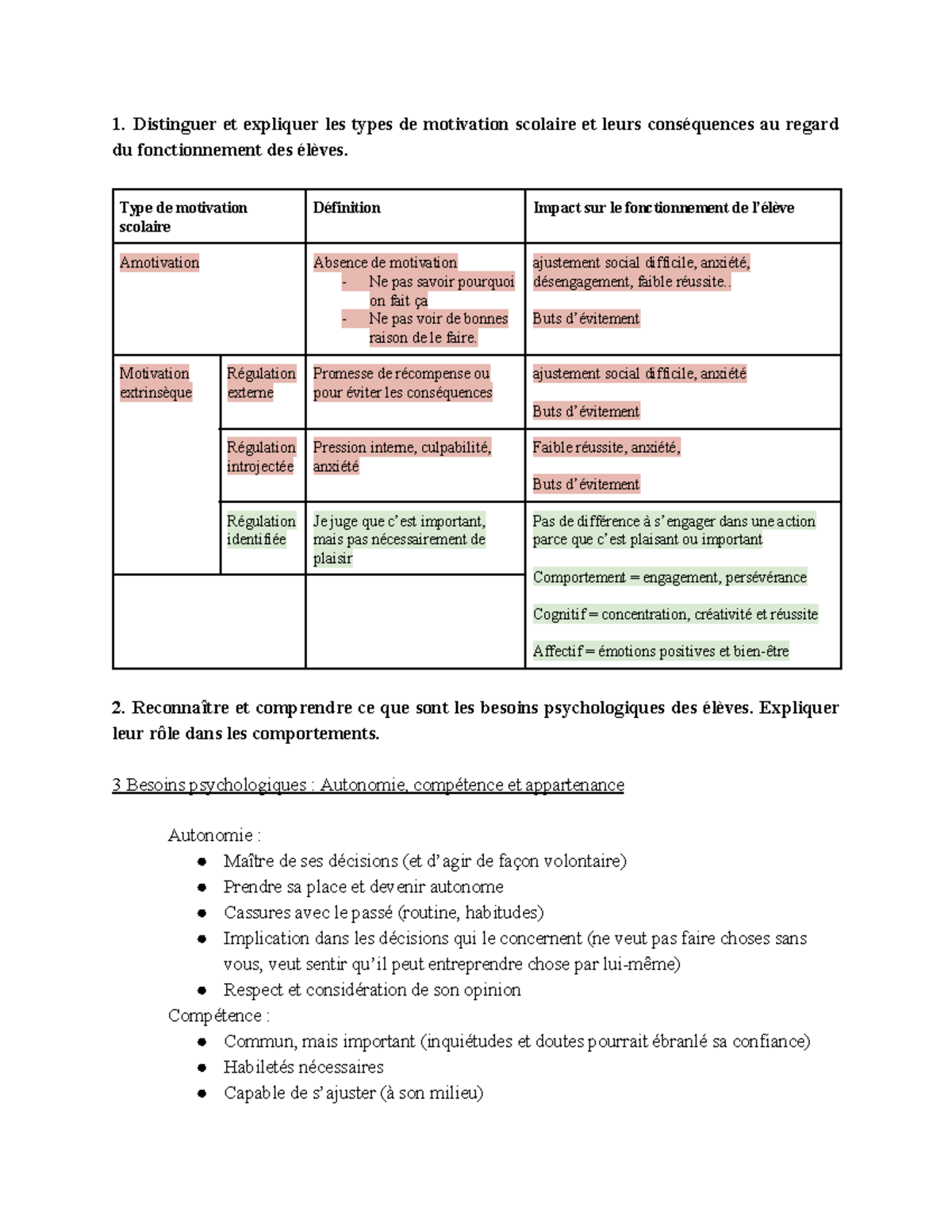 Objectif 2 - Élèves en diff - Distinguer et expliquer les types de ...
