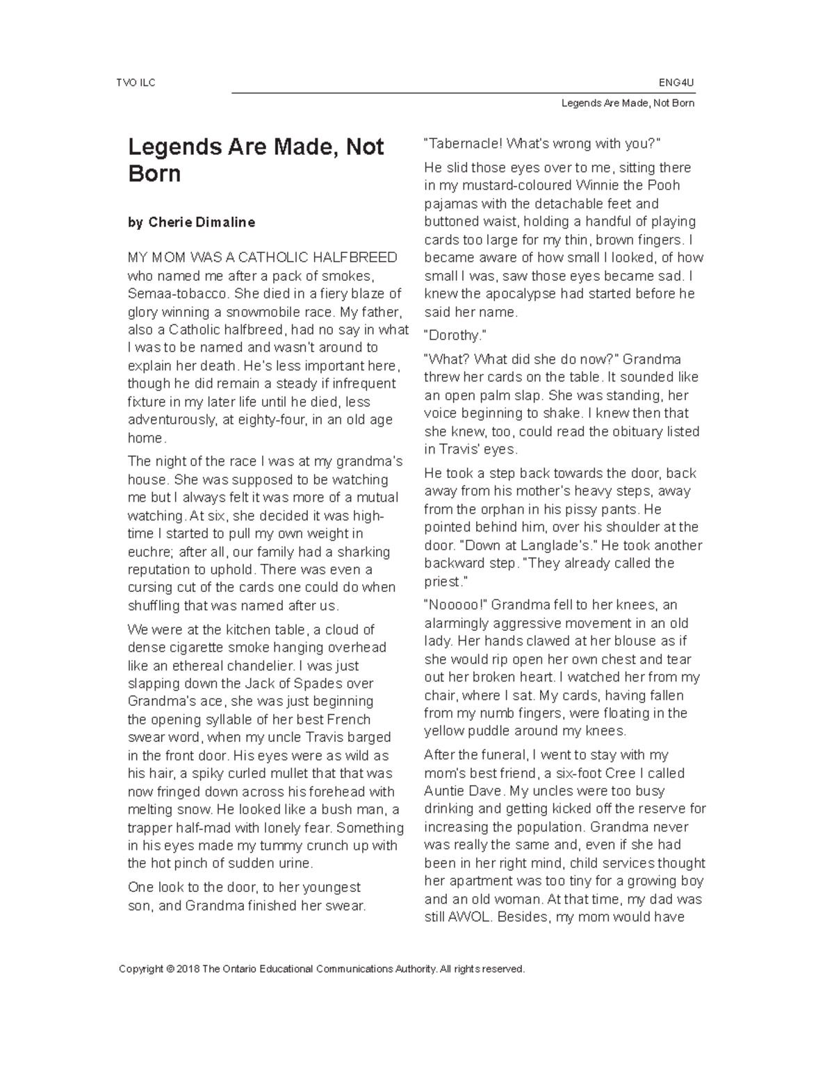 Legends Are Made, Not Born - Legends Are Made, N ot Born Legends Are ...