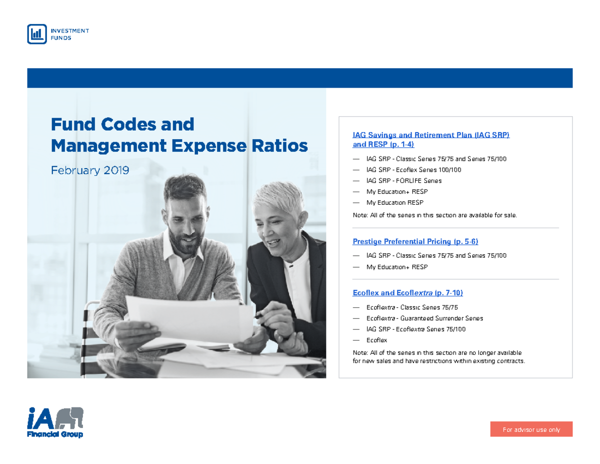 Fund code IA - READ IT - INVESTMENT FUNDS Fund Codes and Management ...
