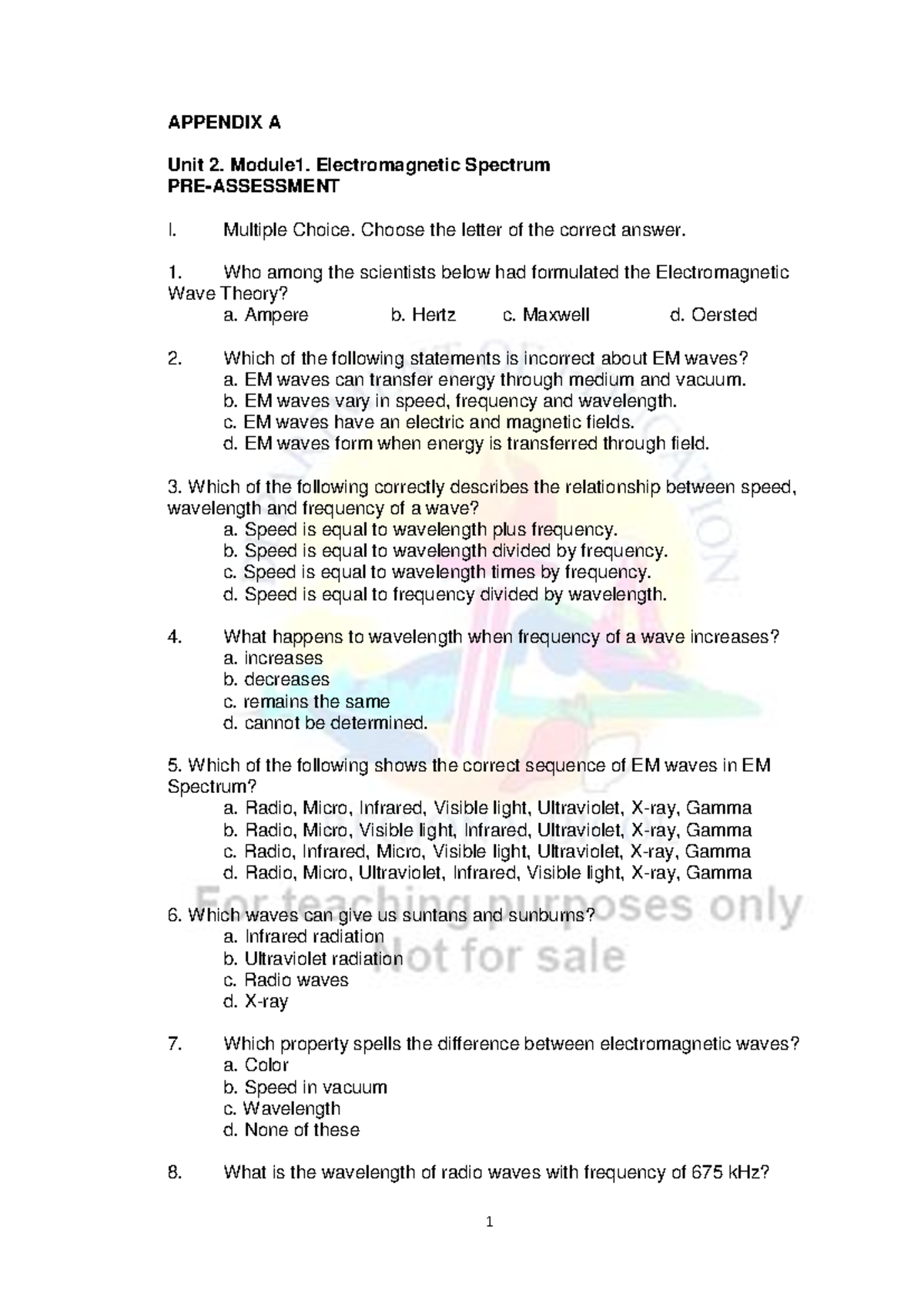 Q2,WEEK-1 & 2 -S10FE-11a-b-47 - APPENDIX A Unit 2. Module1 ...