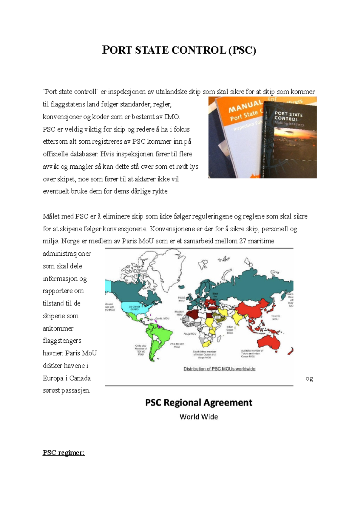 PORT State Control - PORT STATE CONTROL (PSC) ̈Port state controll ̈ er ...