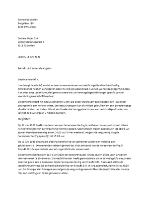 Voorbeeld-dagvaarding-2023 - Instructies om zelf uw dagvaarding te ...