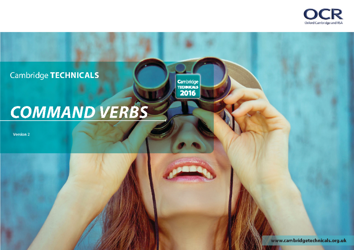 Command-verbs- assess , evaluate, etc - Version 2 COMMAND VERBS ...