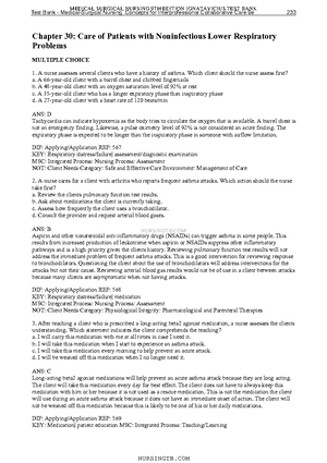 Chapter 019 - book spark notes - Chapter 19 Nursing Management ...