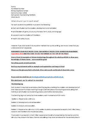 DNA- Leah analysis GCSE Drama - LEAH- Costume, hair, makeup Wears her ...