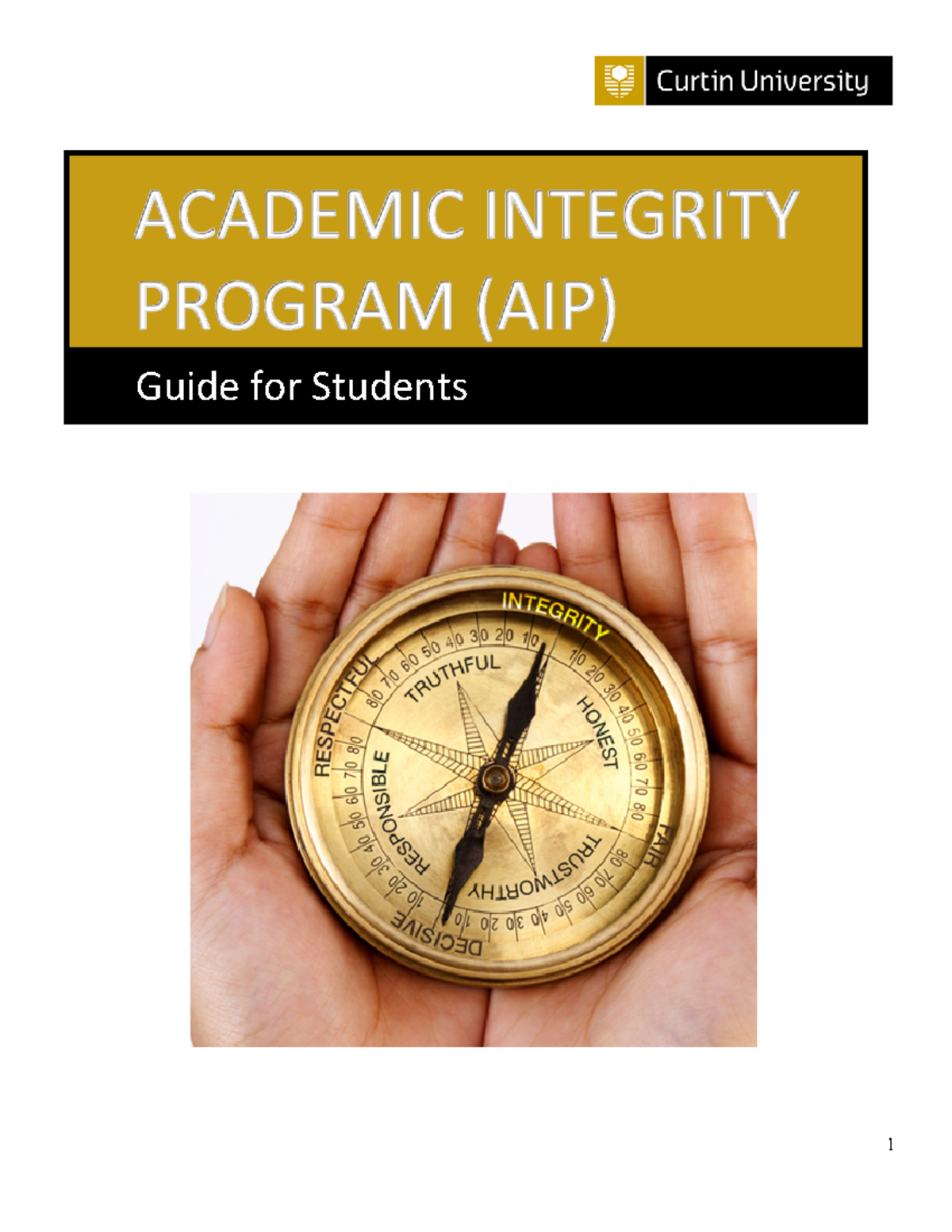 AIP Guide for Students 1 - Guide for Students Table of Contents ...