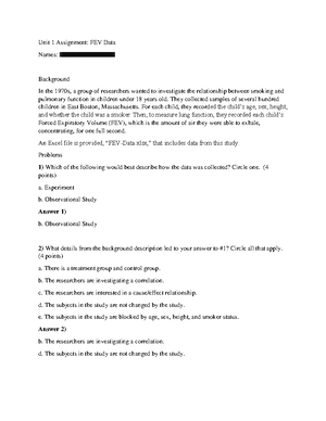 MAT-152 Statistical Methods I Notes - I. Introduction A. Definition and ...