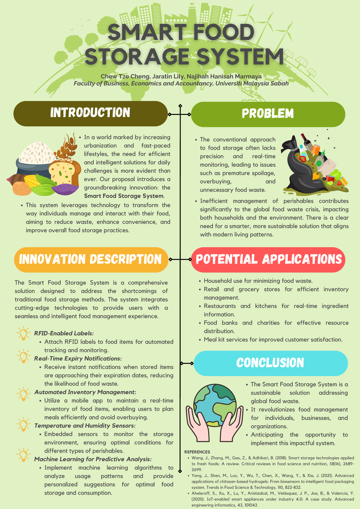 Smart Food Storage System This System Leverages Technology To Transform The Way Individuals