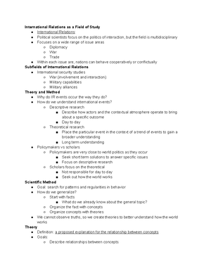 Alternatives to Realism and Liberalism - Constructivism and Gender ...