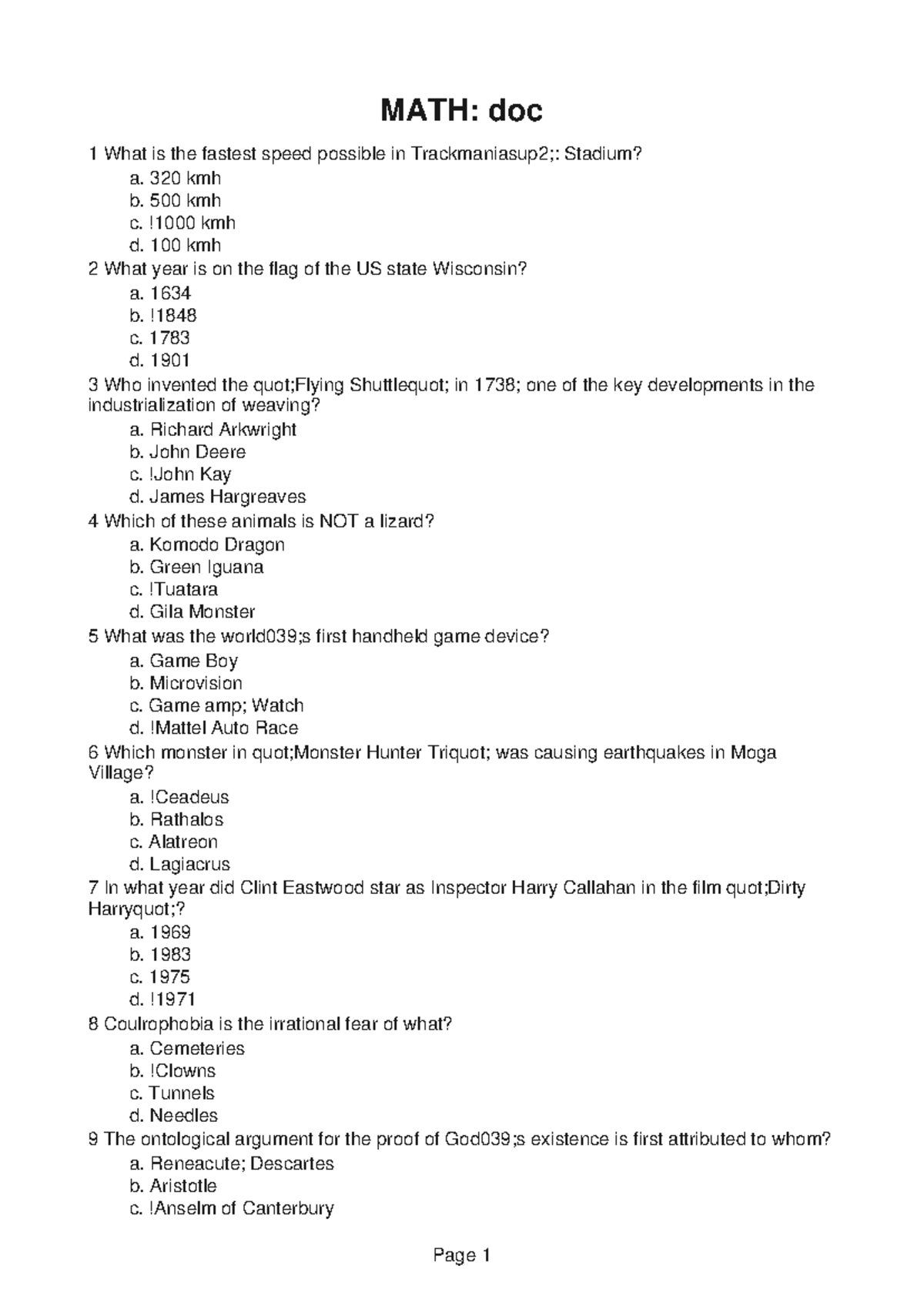MATH286-Research-8 - Math - MATH: doc 1 What is the fastest speed ...