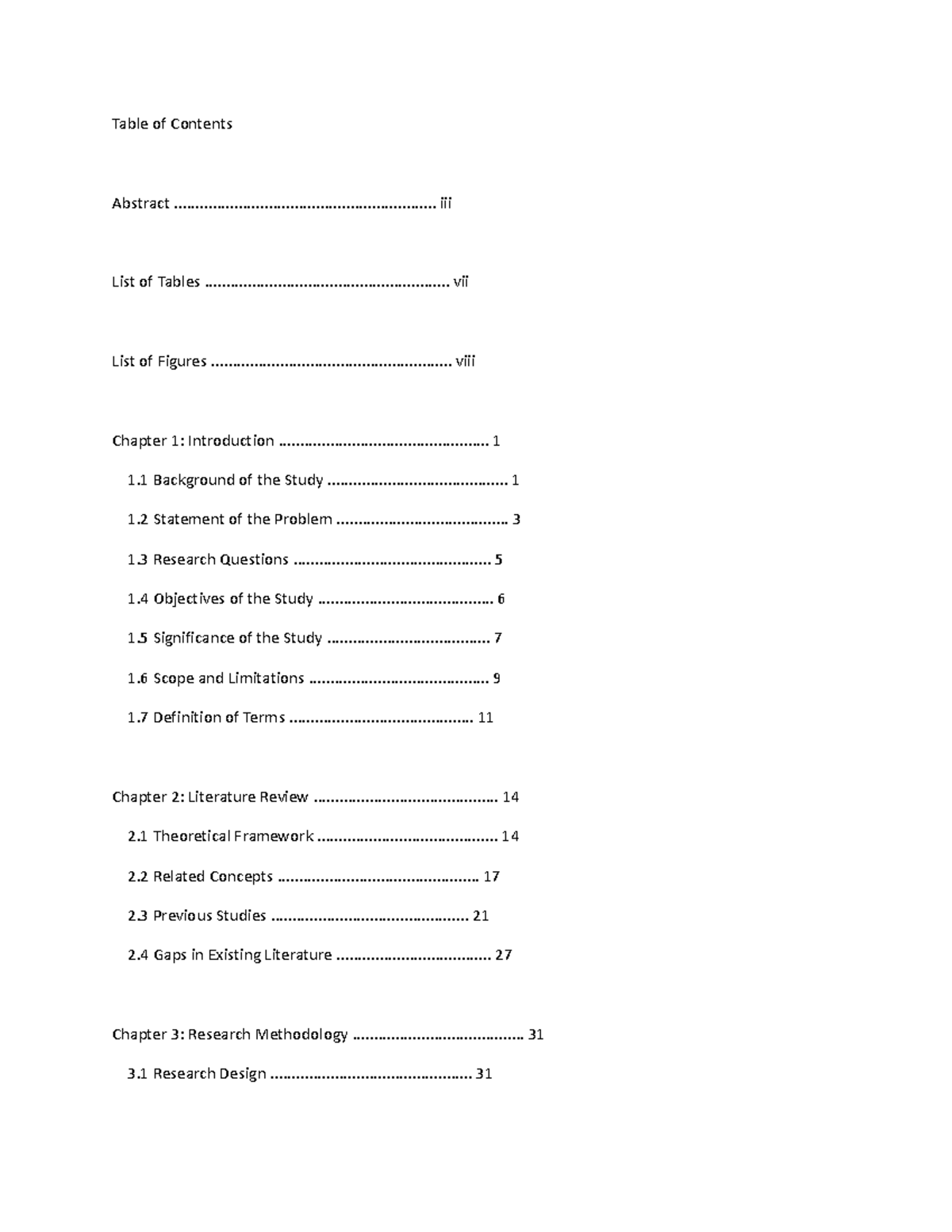 Lewin Table of Conten-WPS Office - Table of Contents Abstract - Studocu