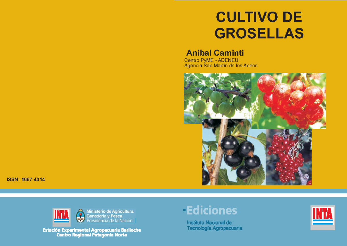 Manual grosella 1 - Fruticultura - ISSN: 1667- CULTIVO DE GROSELLAS ...