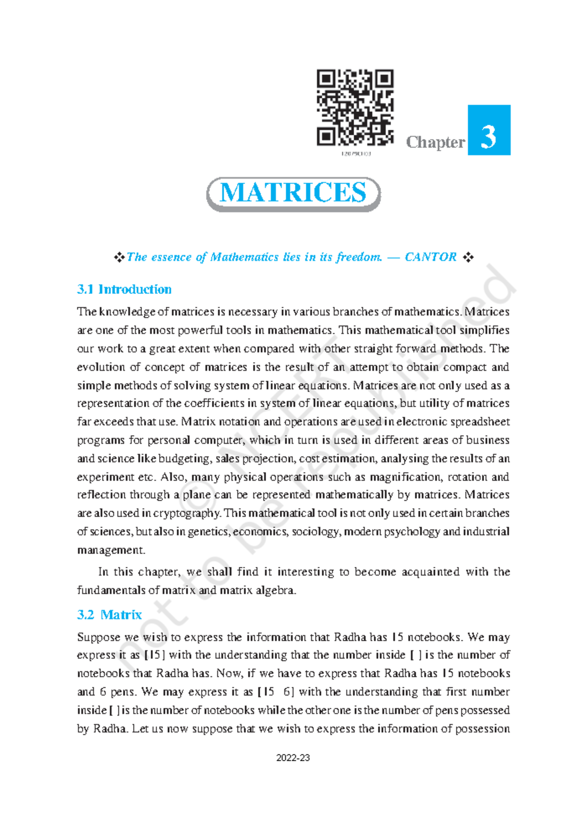 Lemh103 - Its lecture notes - 56 MATHEMATICS The essence of Mathematics ...