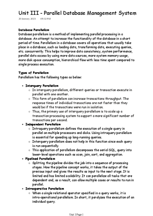 Unit I- Distributed databases Architecture and Design-Part-2 - Distributed DBMS Architectures ...