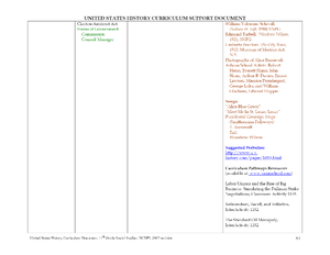 United States History Curriculum Document 14 - HIS 102 - Studocu