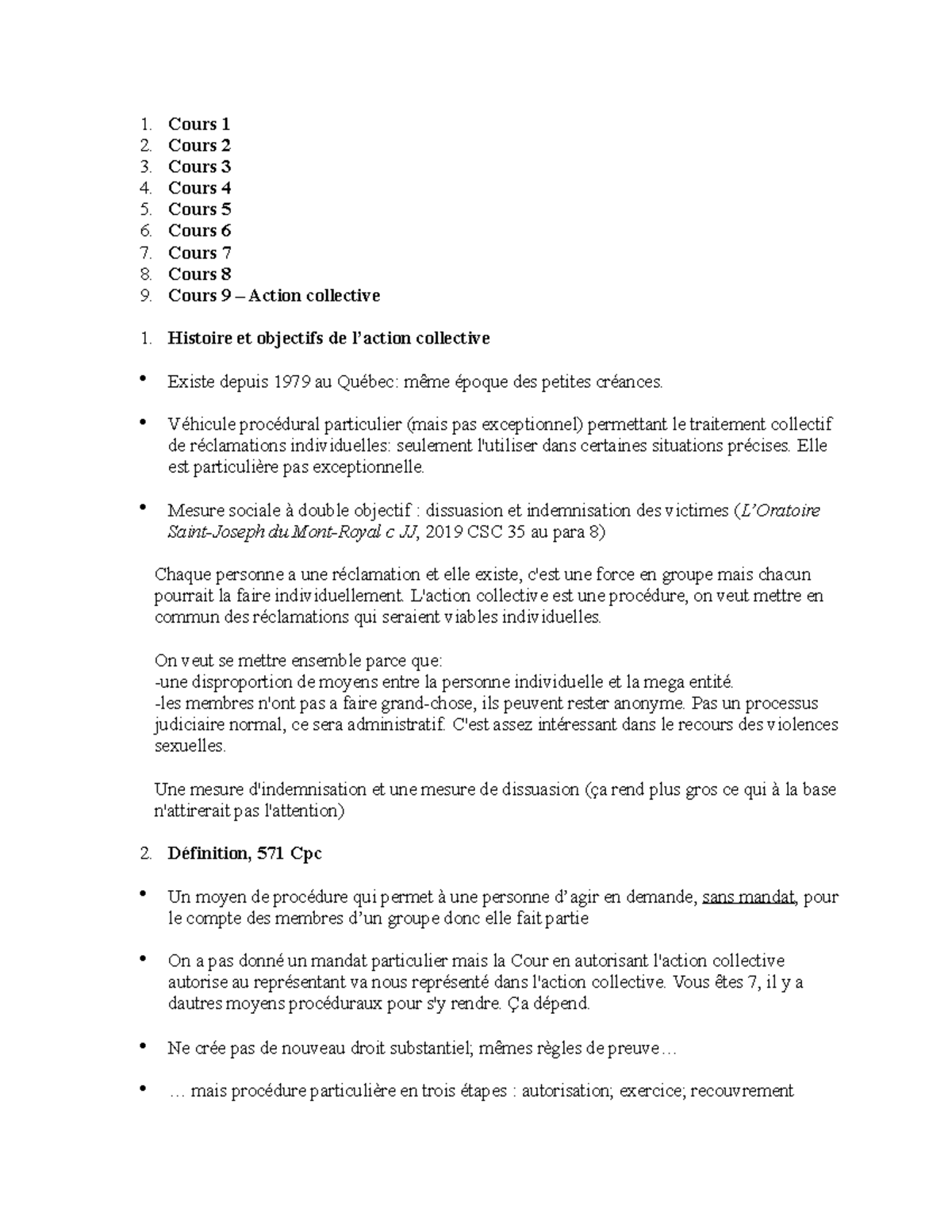 Cours 10 - Cours 1 Cours 2 Cours 3 Cours 4 Cours 5 Cours 6 Cours 7 ...