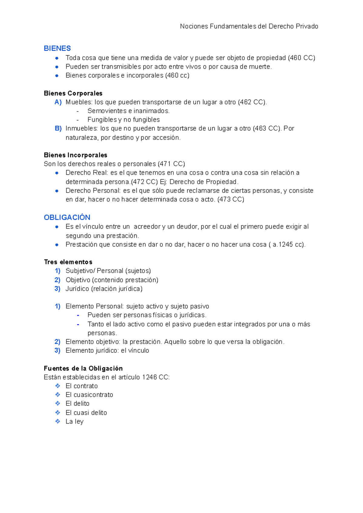 NDP Examen - Documentos de Google - BIENES Toda cosa que tiene una ...