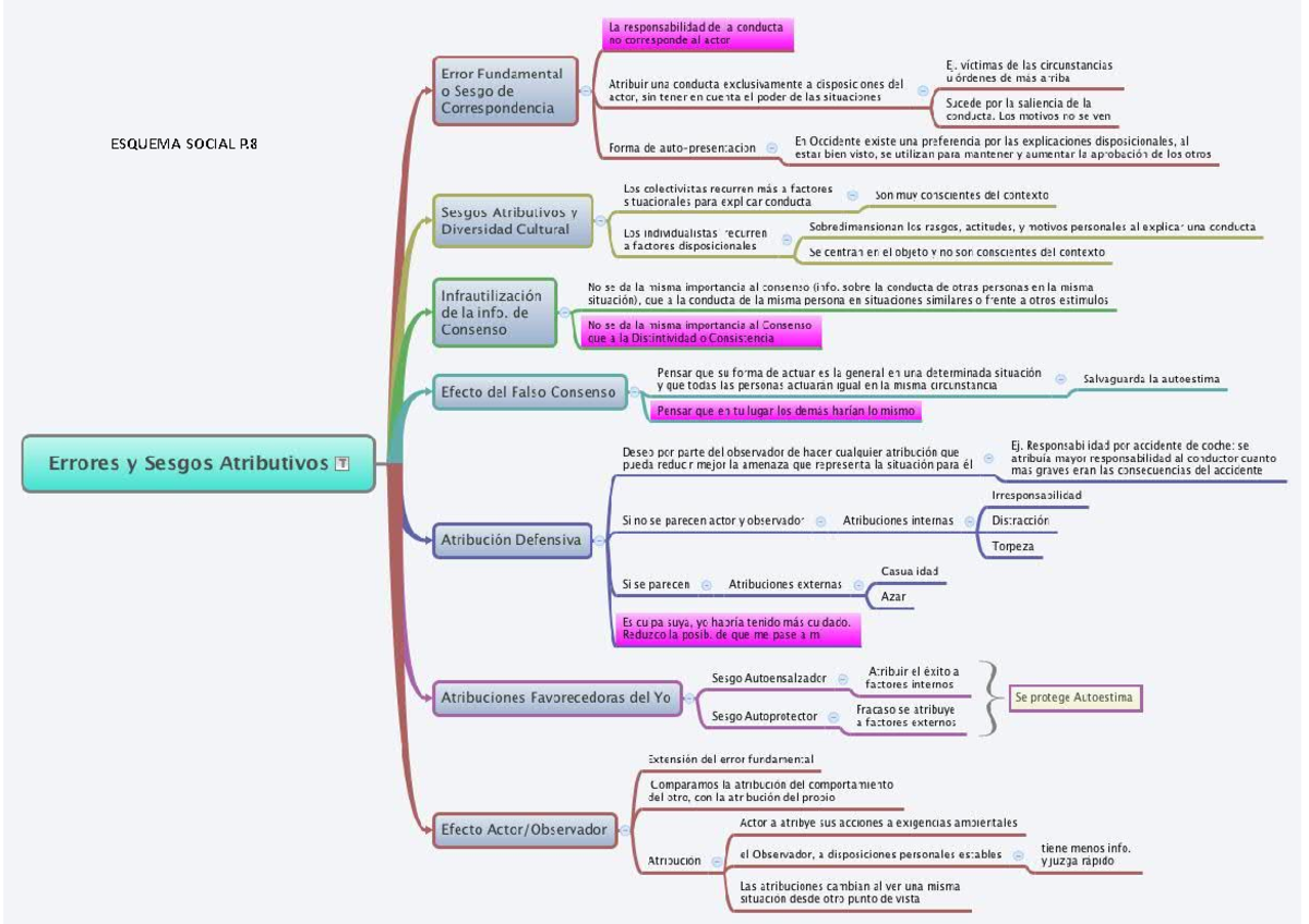 Esquema Social P - Psicología Social - ESQUEMA SOCIAL P. - Studocu