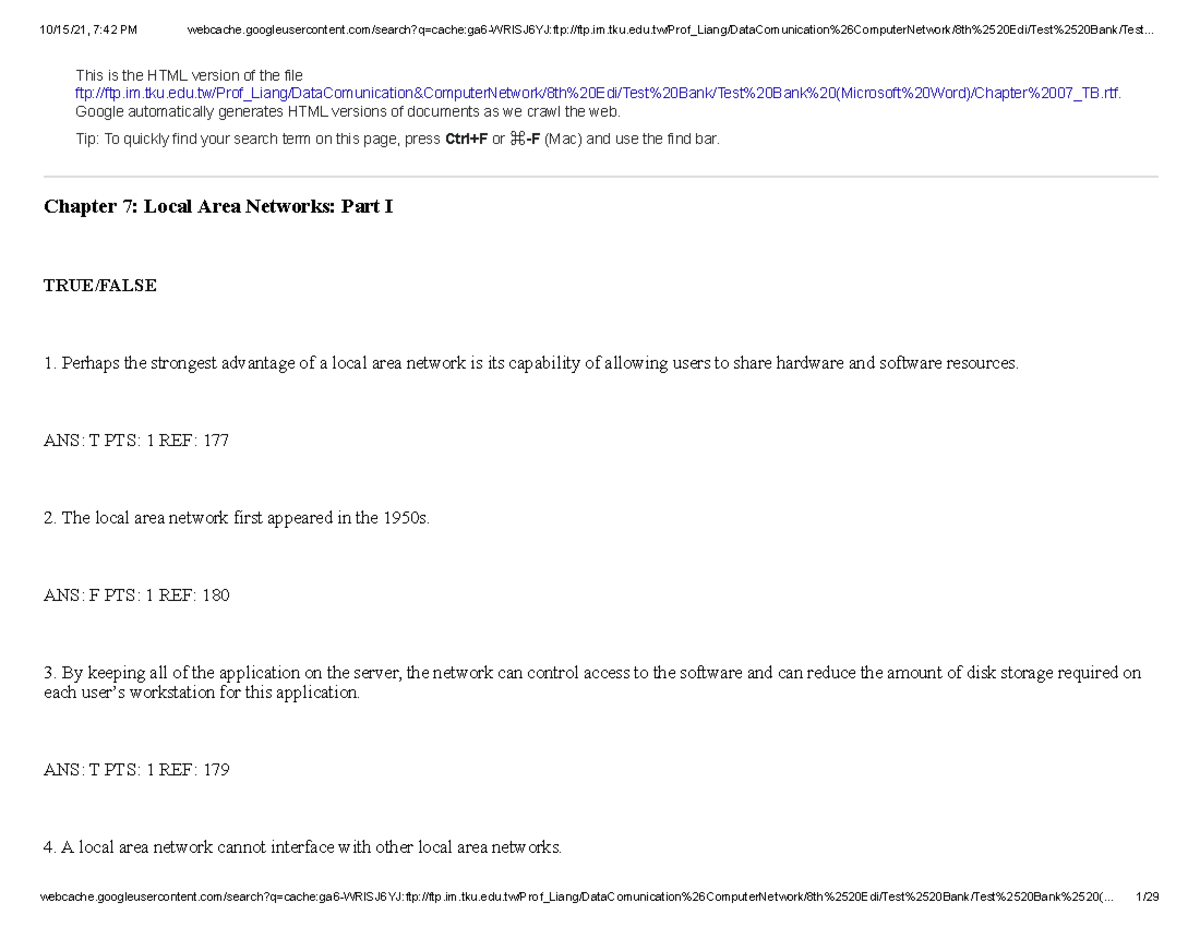 Chapter 7 answers - INF 225 - UP - Studocu