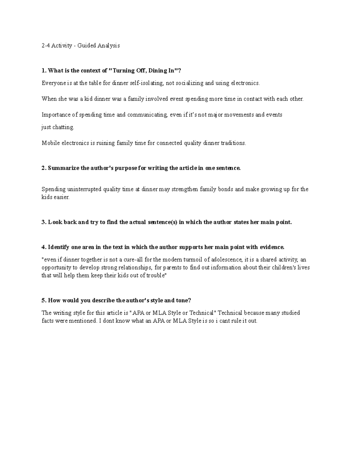 2-4 Activity - Guided Analysis Graded - Week 2 - 2-4 Activity - Guided ...