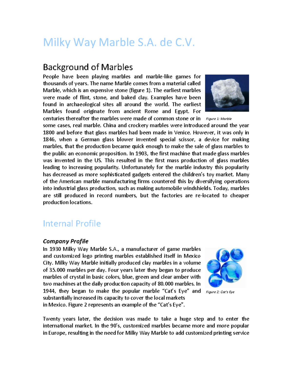 Milky Way Marble 2022-2023 - Milky Way Marble S. de C. Background of ...