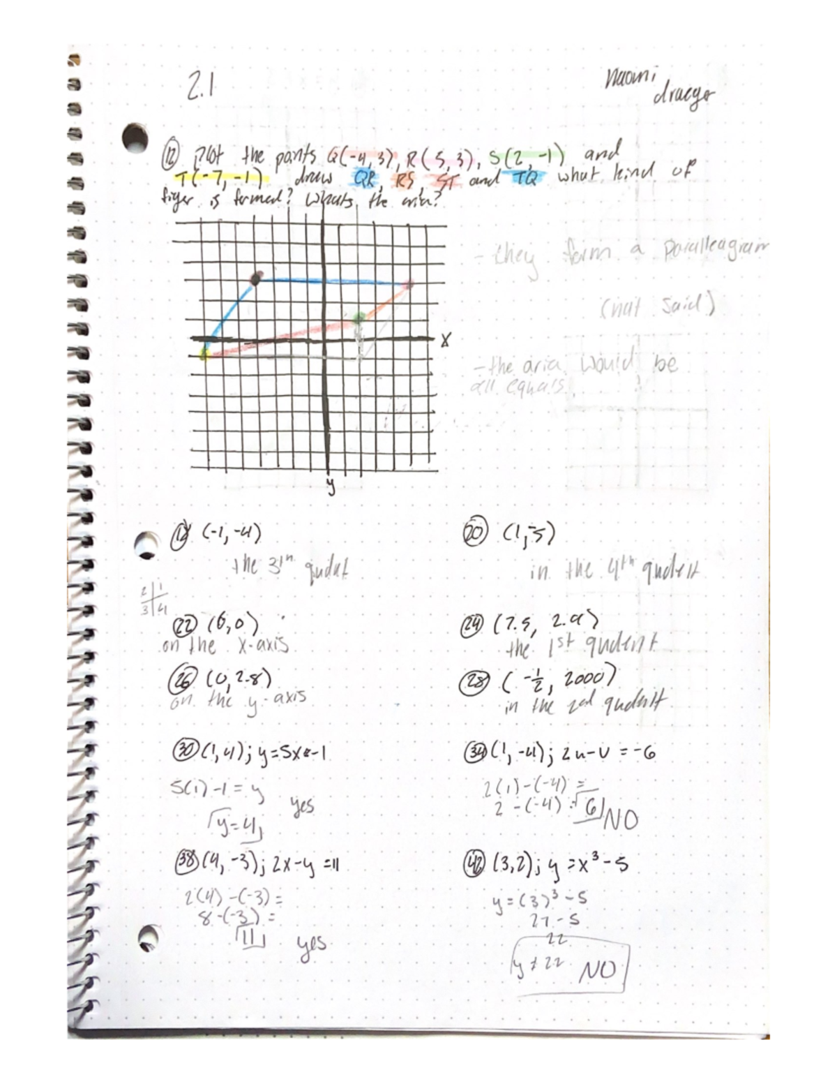 Chapter two, section 2.1 homework - MATH 15 - Studocu