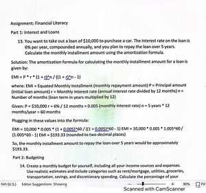 QMath - Homework assignment Practice material - Quantitative Literacy Assignment: Analyzing Data ...