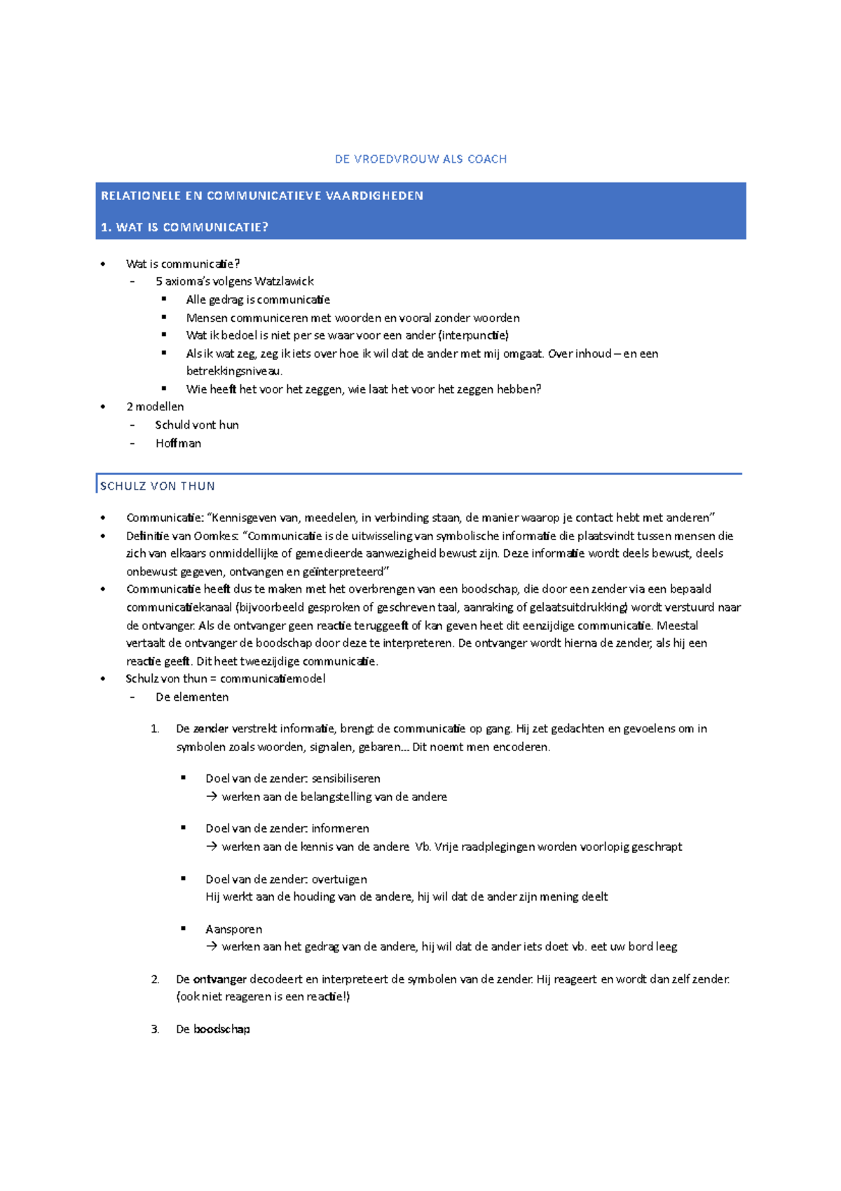 De vroedvrouw als coach - DE VROEDVROUW ALS COACH RELATIONELE EN ...