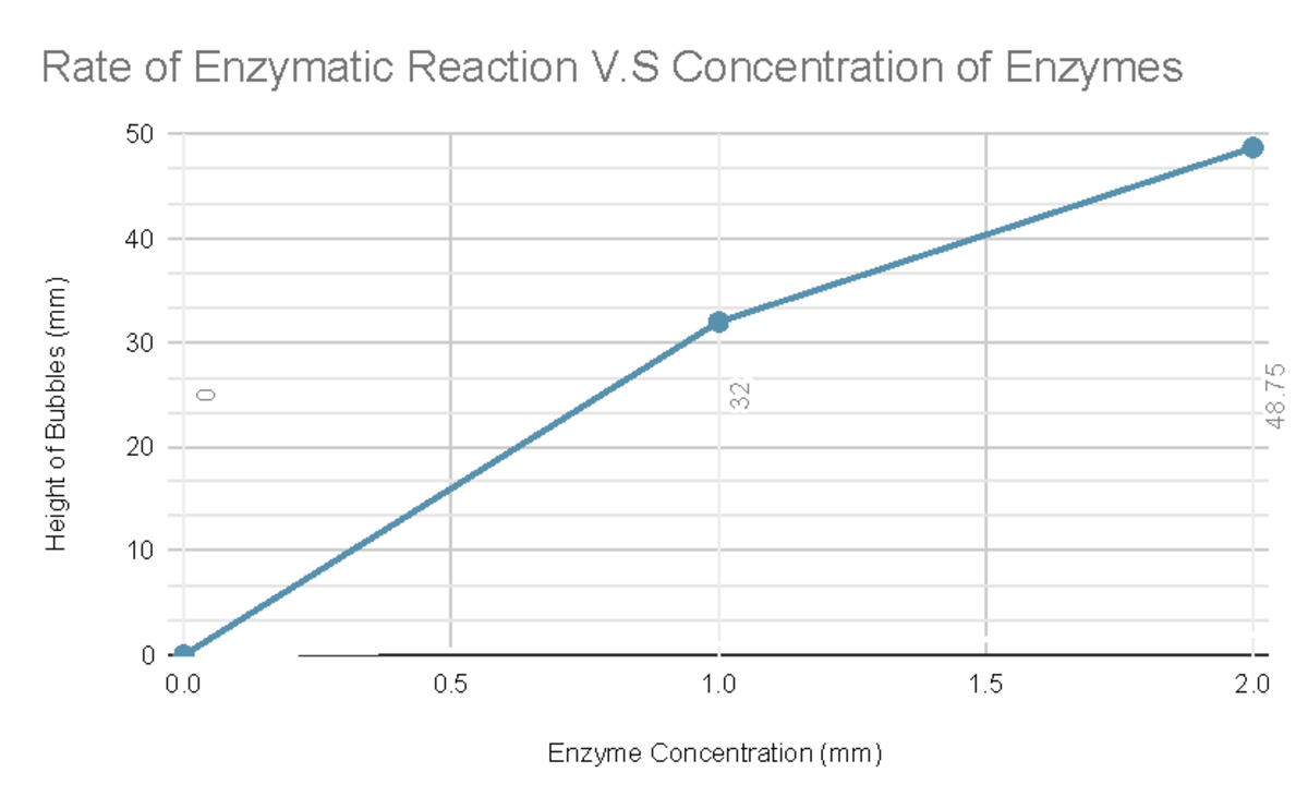 Rate of Enzymatic Reaction V.S Concentration of Enzymes - BIO 1011 ...