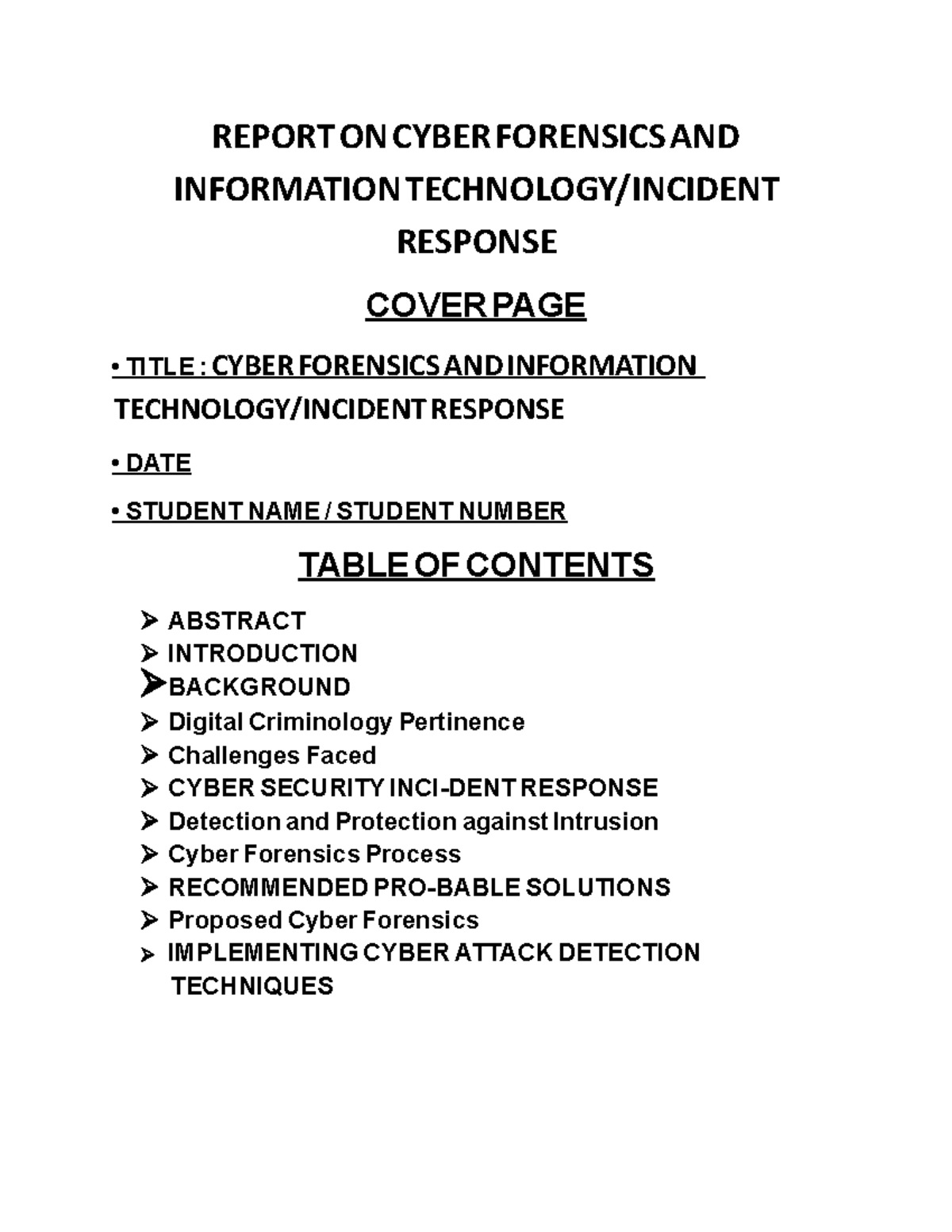 FA- Fwdict - Its assignment - REPORT iON iCYBER iFORENSICS iAND iINFORMATION iTECHNOLOGY ...