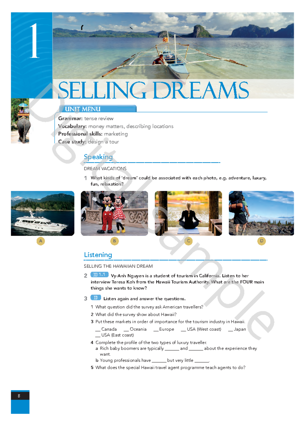 English for International Tourism Intermediate Coursebook Unit 1 sample ...