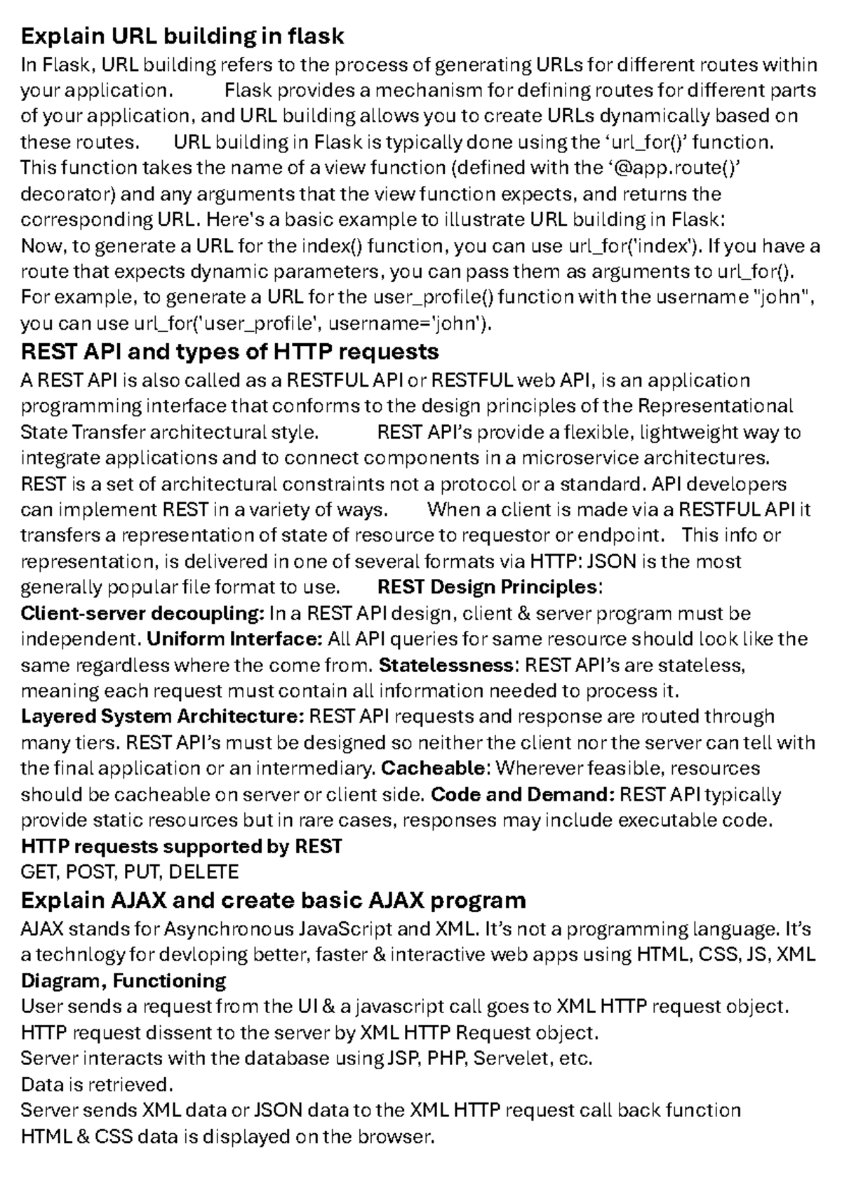 Web X.O [Module 4 - Module 6] - Explain URL building in flask In Flask ...